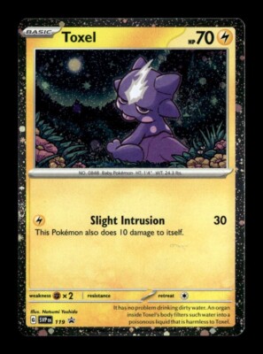 Pokémon TCG - Toxel - 119 - SV: Scarlet & Violet PROMO Cards - Near ...