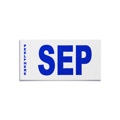 SEPTEMBER - California License Plate YOM Month Sticker - CA DMV ...