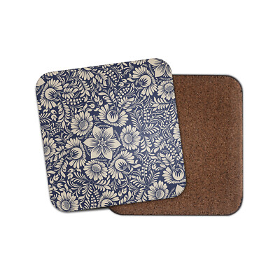 Floral Design Coaster - Flower Leaf Pretty Pattern Mum Sister Cool Gift ...