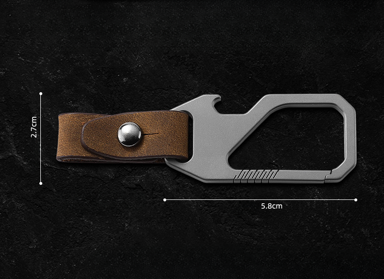 Titanium Key Chain,Bottle Opener Car Keychain Organizer for Men and ...