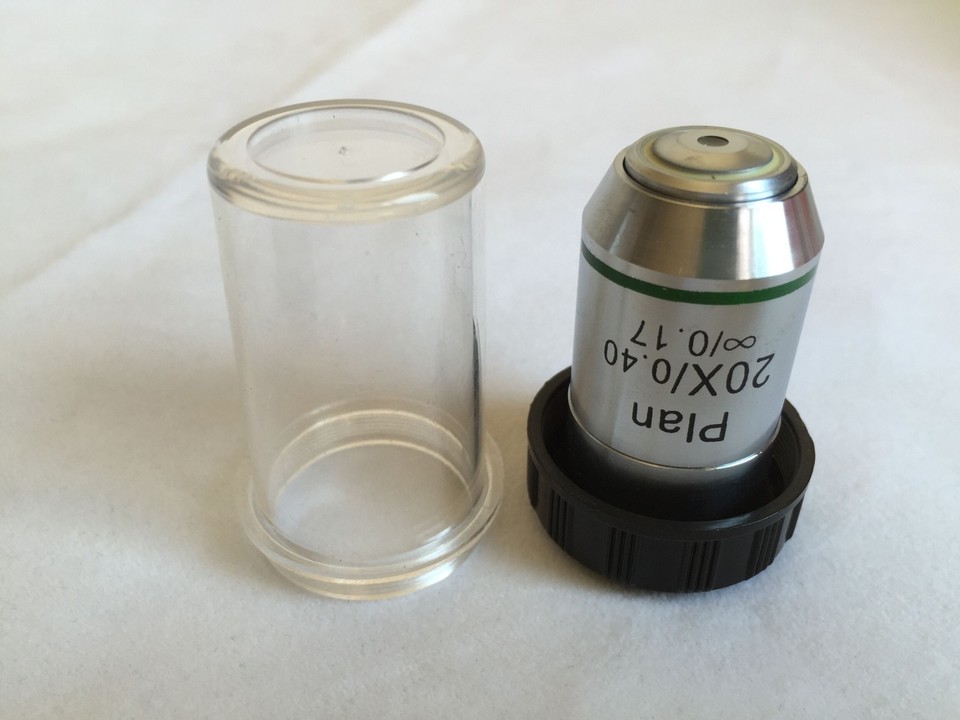 Microscope Objective Lens 20X Infinity for Olympus CX21 CX23 CX31 CX33 ...