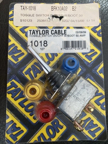 Taylor Cable 1018 Toggle Switch On/Off W/boot 50amp | eBay
