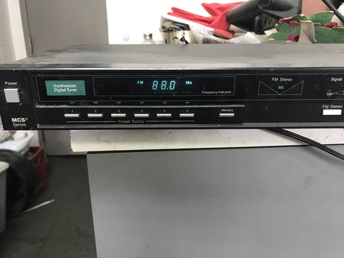 VINTAGE MCS Series Stereo Synthesized Stereo Tuner 683-2248T | eBay