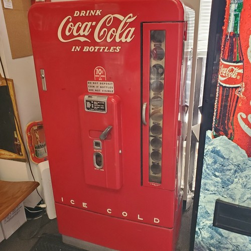 Coca Cola Vending Machine 1954 Original Paint Works Great 10 Cent ...
