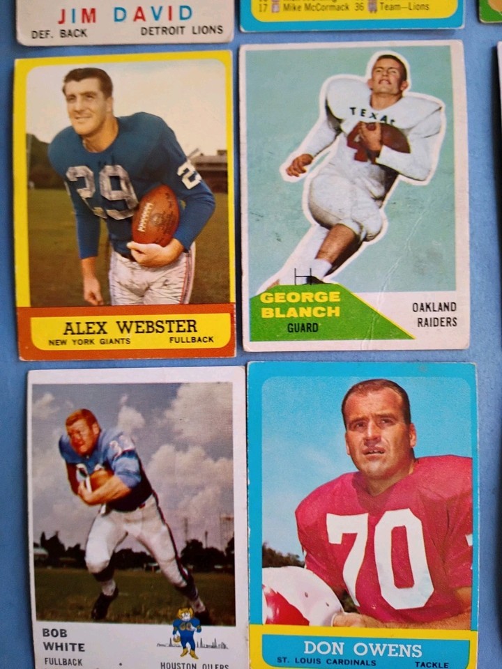 Old Football Cards - 12 Card Lot. Vintage, Lower Grade | eBay