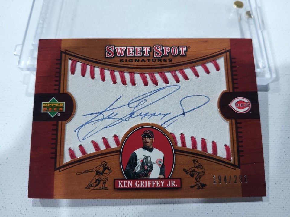 lot of 4 baseball autograph cards 3 sweet spot and 1 Panini auto jersey ...