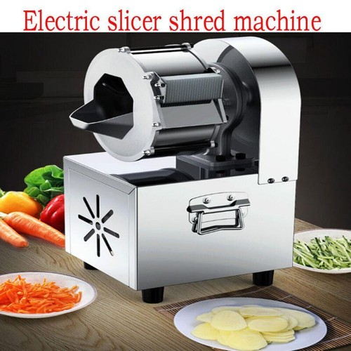 Automatic Cutting Machine Electric Potato Carrot Slicer Shred Vegetable ...