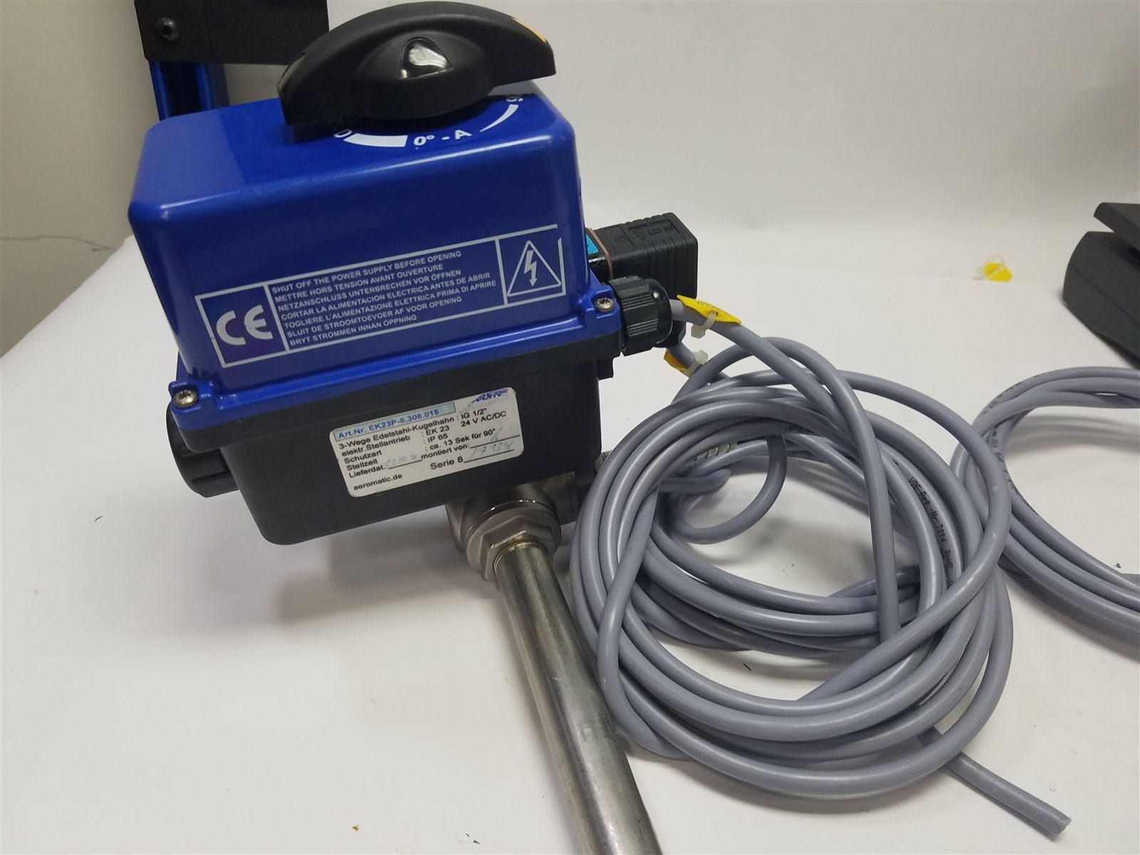 Aeromatic Electric Actuator 24v Ek23p Ip65 Valve Ig 1/2" | eBay