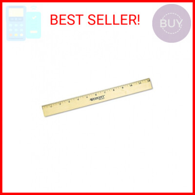 Westcott 05011 Beveled Edge Wooden Ruler, 12 Inch | eBay