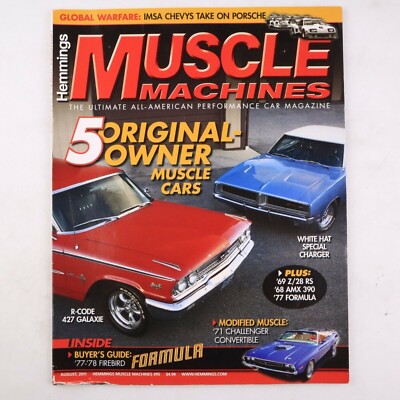Hemmings Muscle Machines Magazine August 2011 Vol.8 Issue 11 NEW | eBay