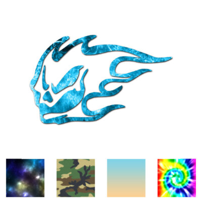Ghost Flame - Vinyl Decal Sticker - Multiple Patterns & Sizes - ebn874 ...