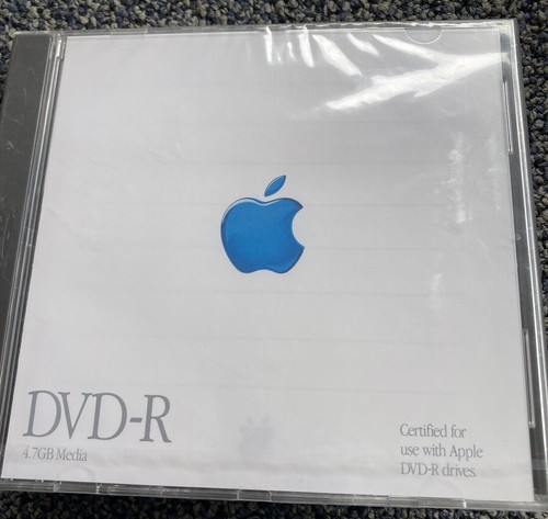 Vintage Sealed Apple DVD-R 4.7GB Media Shrink-wrapped New Collectible ...
