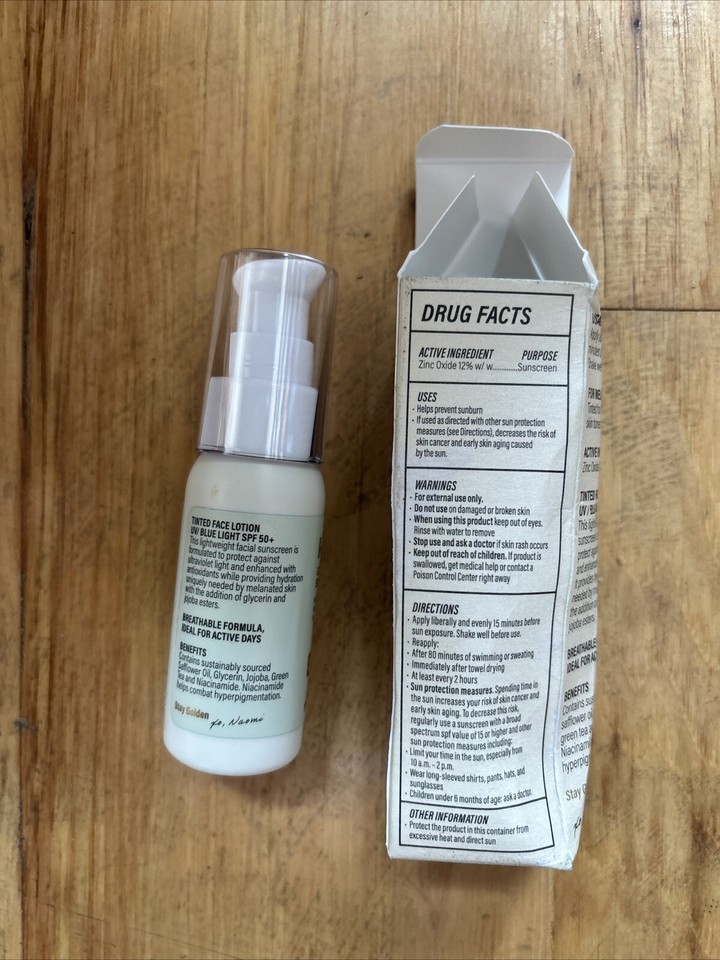 KINLO Golden Rays Mineral Sunscreen LIGHT TINTED Face SPF 50+ Vegan Exp ...