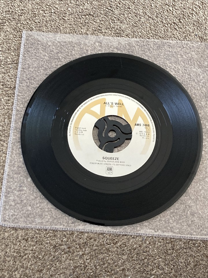 SQUEEZE Slap & Tickle / All’s Well 2 Track 7” Single In P/S DIFFORD TILBROOK A&M | eBay UK