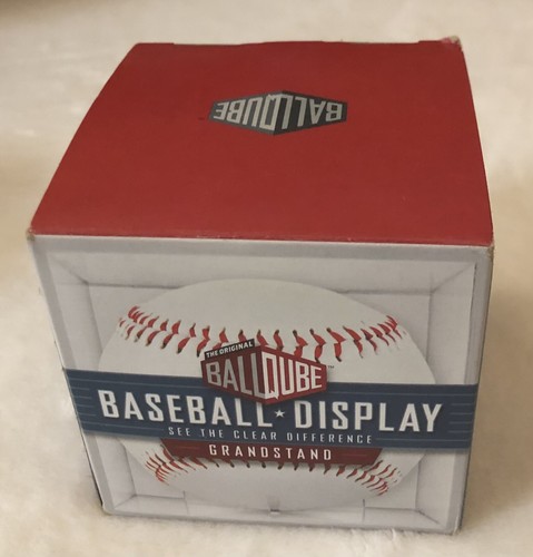 BallQube MLB Baseball Display Cube (with Cradle). Stackable Case USA ...
