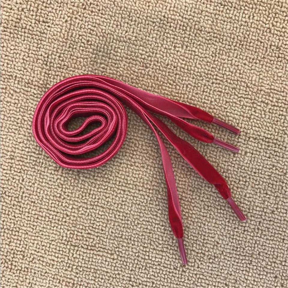 THICK FLAT FAT SHOE LACES 1.6cm Wide Velvet Shoelaces All Shoe Types ...