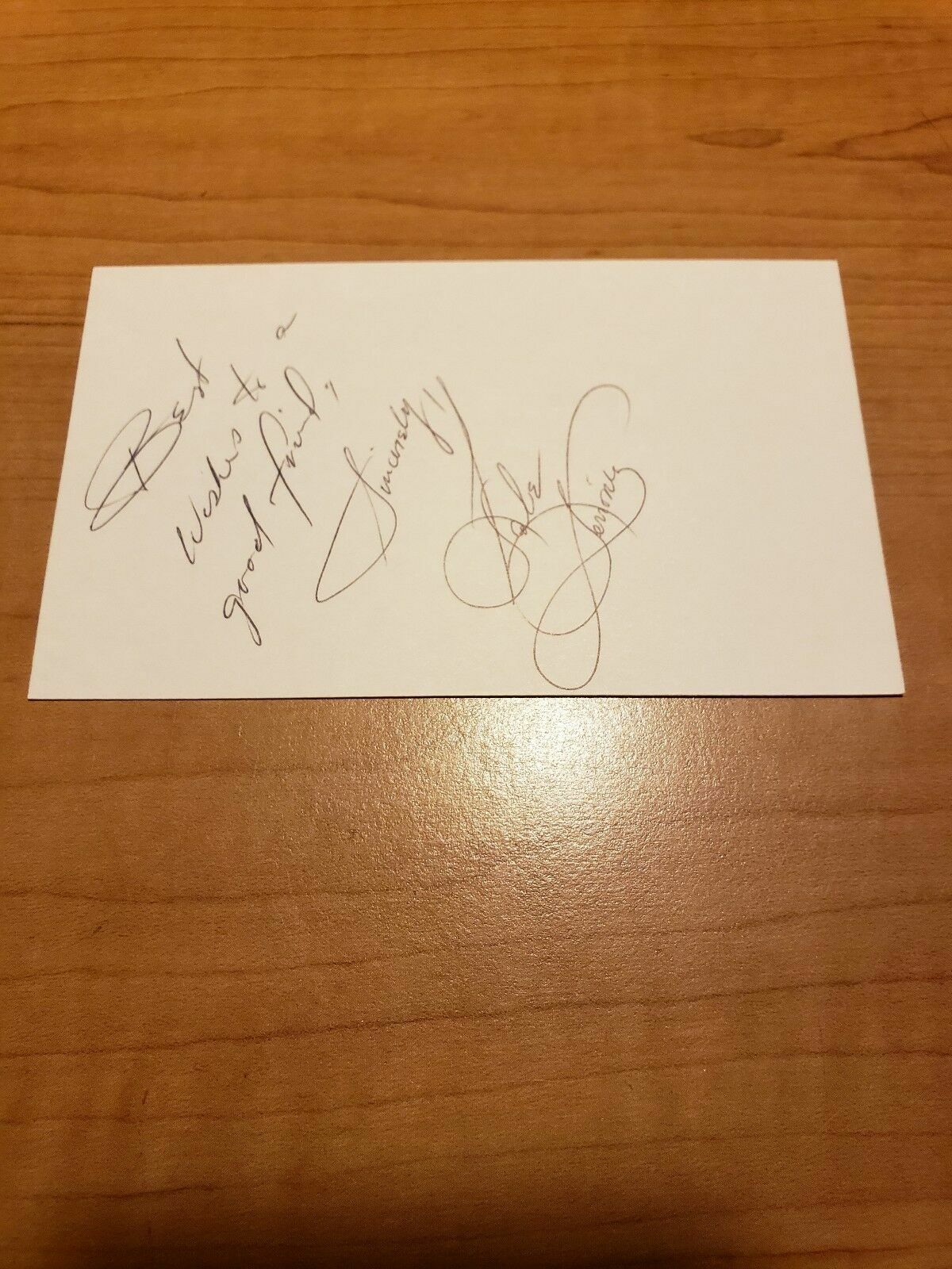 GABE TERRONEZ - BOXER - AUTOGRAPH SIGNED - INDEX CARD -AUTHENTIC ...