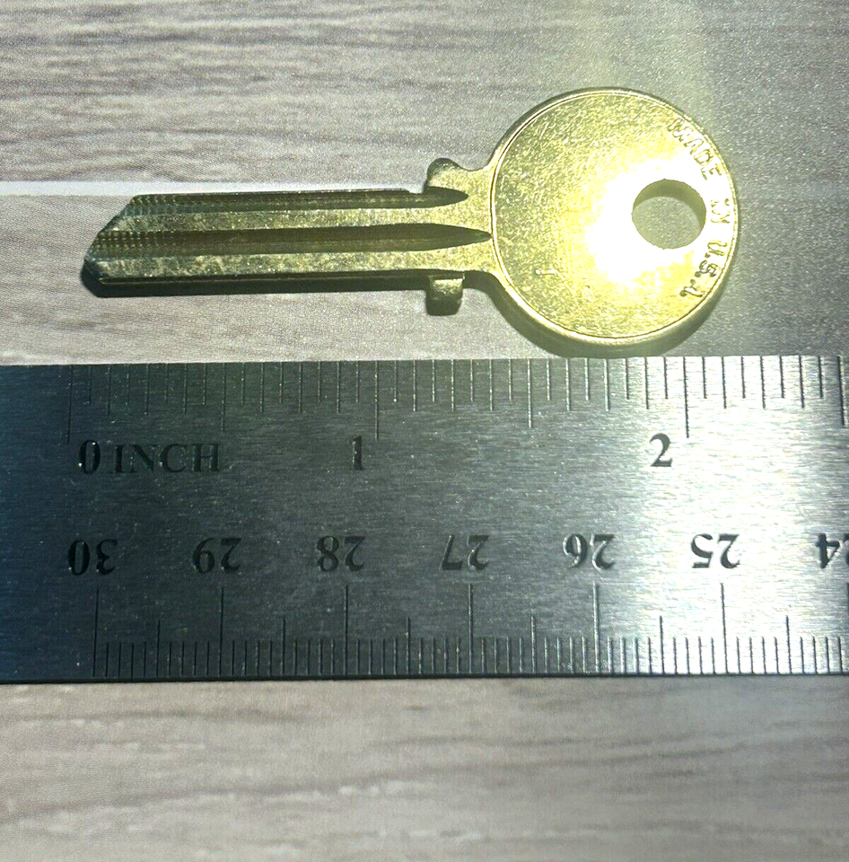 TWO (2) KEY BLANKS FIT MEDECO LOCKS 5ME1 LEVEL 1 5-PIN BRASS 1515 | eBay
