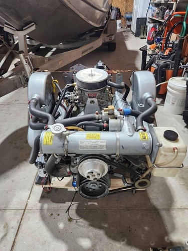 Marine Power 5.7L Marine Power 350 Marine Gas Engine RUNS GREAT | eBay