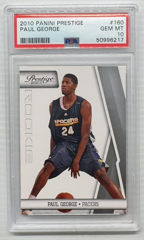 2010-11 Panini Prestige Paul George Rookie Card RC #160 PSA 10 GEM MINT ...