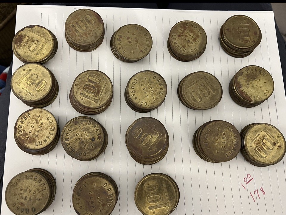 10 PIECES Drake Lumber Company Token coin $1.00 token | eBay
