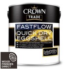 Crown Trade Fastflow Quick Dry Eggshell - Tough & Durable - 1L &2.5L ...