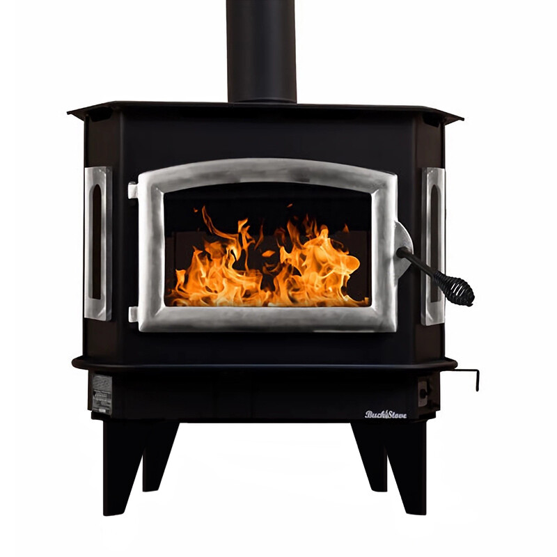 Buck Stove Model 81 Freestanding Wood Burning Stove w/ Blower - Up to ...