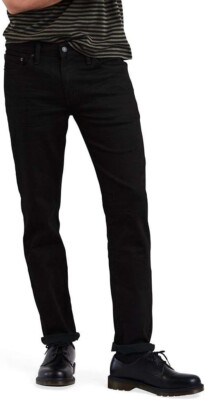 Levi's Men's 511 Slim Fit Jeans in Black 3D Washed 04511-2694 BLACK ...