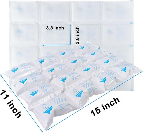 Dry Ice Packs for Shipping Frozen Food, 3 Sheets Reusable 3 - 48 | eBay