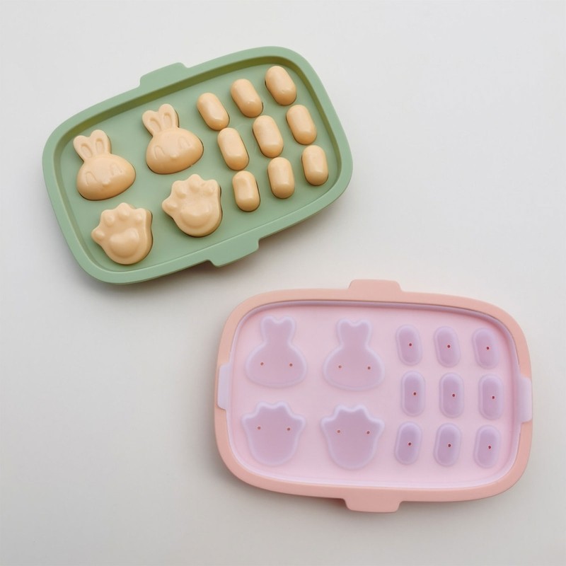 13-Cavity Hot Dog Silicone Mold Hot Dog Mold for Oven and Microwave DIY ...
