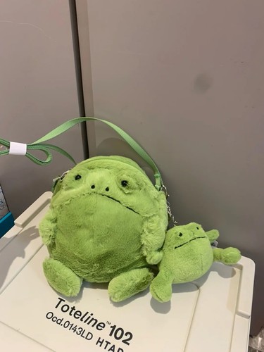 RICKY RAIN FROG BAG Crossbody Soft Plush Bag Toy Gift B | eBay
