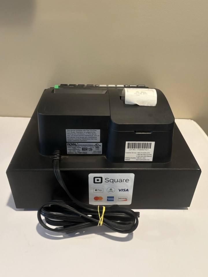 Royal 310DX Thermal Print Lightweight Electronic Cash Register with KEY ...