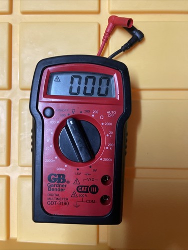 GB Gardner Bender Digital Multimeter GDT-3190 | eBay