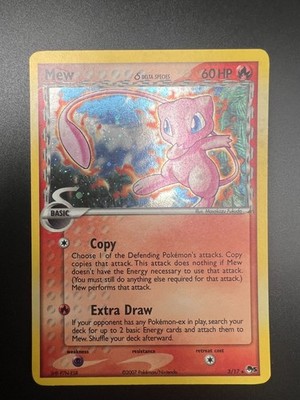 Mew (Delta Species) - 3/17 - Pokemon Pop Series 5 Holo Card LP | eBay