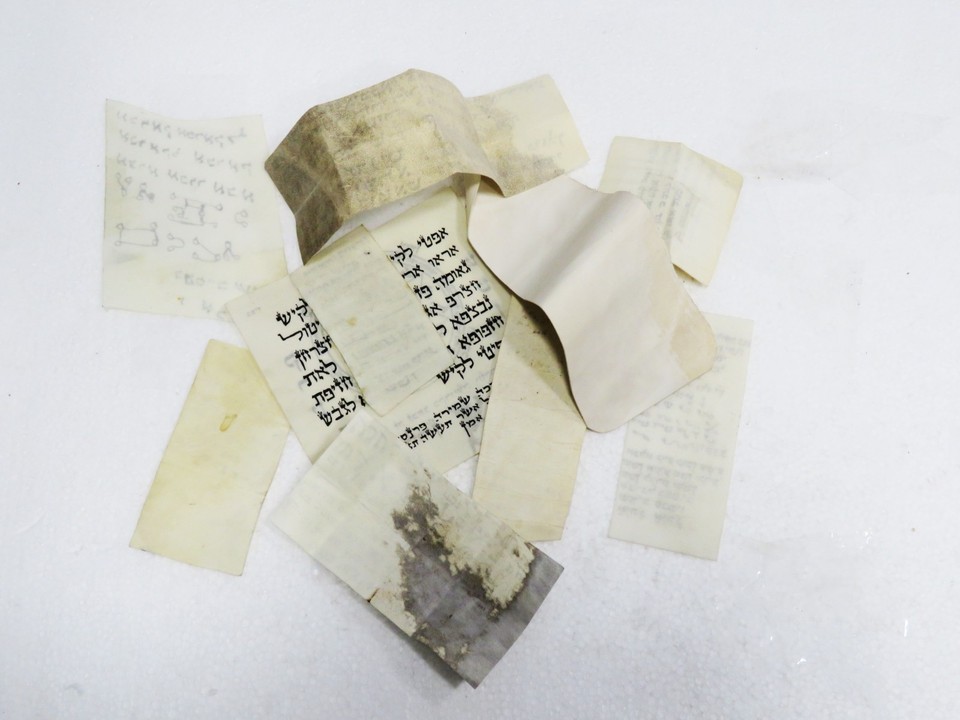 10 Jewish Kabbalah Amulets Parchment Jerusalem Handwritten Protection ...