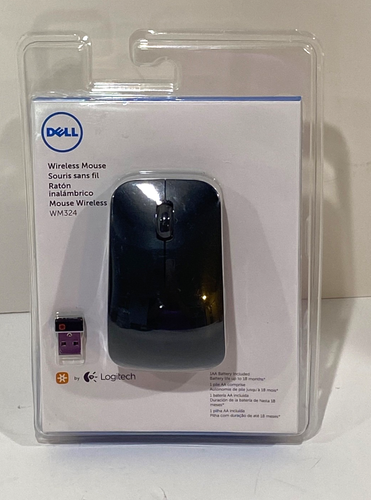 DELL LOGITECH WM324 WIRELESS CORDLESS OPTICAL LASER Mouse New | eBay