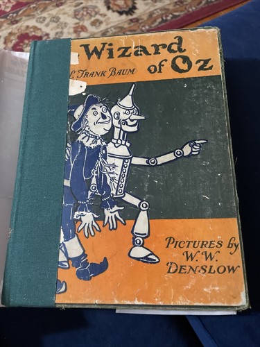 WIZARD OF OZ 1903 Baum Illustrated Hardcover Children's Book - (#106 ...