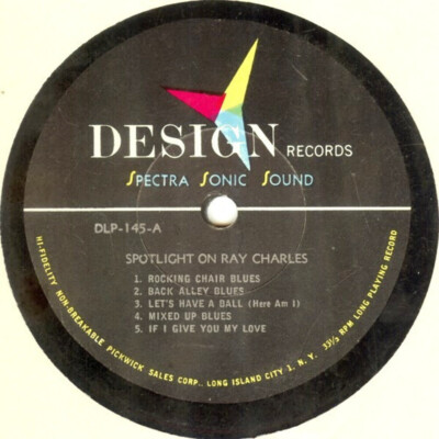 Ray Charles - Spotlight On Ray Charles - Design Records (2) - DLP-145 ...
