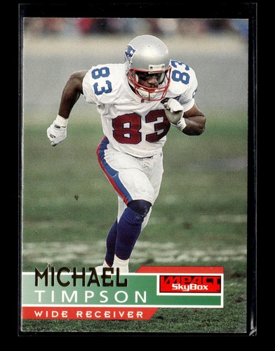 1995 SkyBox Impact #95 Michael Timpson New England Patriots | eBay