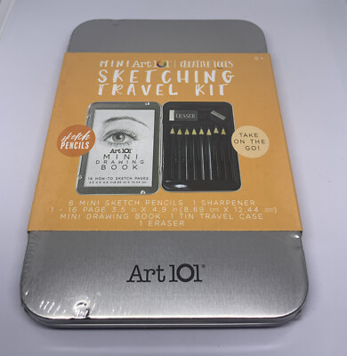 Art 101 Mini Travel Sketching Kit Creative Tools | eBay