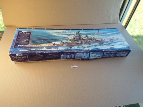 VTG 1984 Revell USS New Jersey Model BB-62 - 5214 1:350 Scale Open Box (Read) | eBay