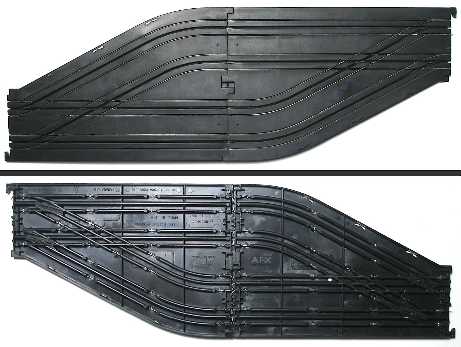 2pc 1981 Aurora AFX Slot Car DOUBLE LANE TRUCK TERMINAL TRACK 8116 ...