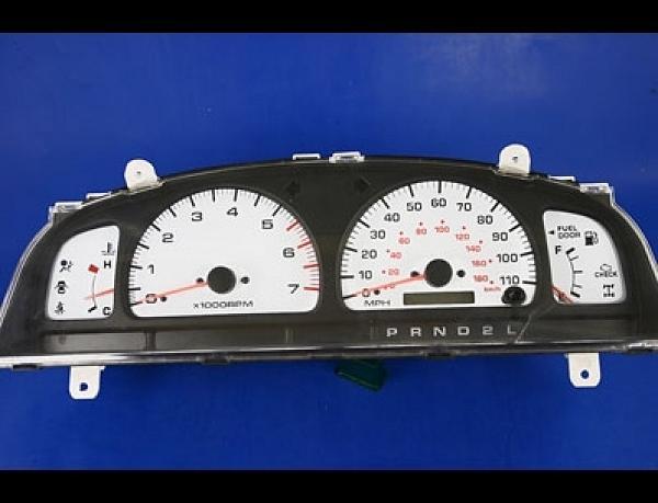 1999-2000 Toyota 4runner Instrument Cluster White Face Gauges 99-00 for ...