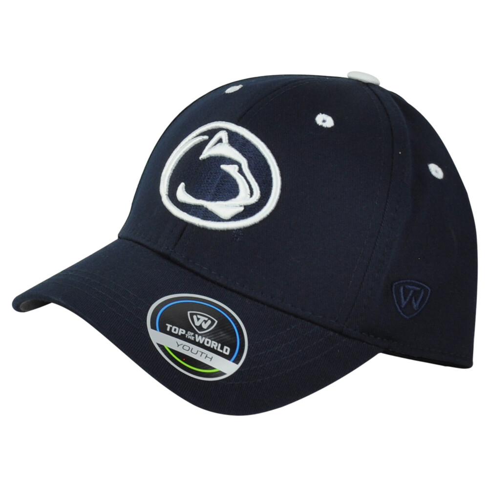 NCAA TOW Penn State Nittany Lions Navy One Size Curved Bill Youth Kids ...