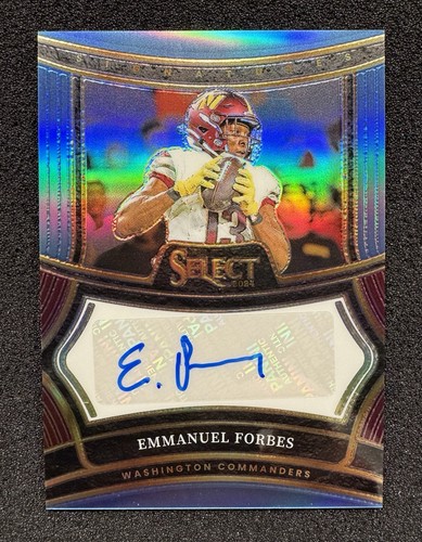 2024 Panini Select - Signatures Emmanuel Forbes #SP-EFS Light Blue ...