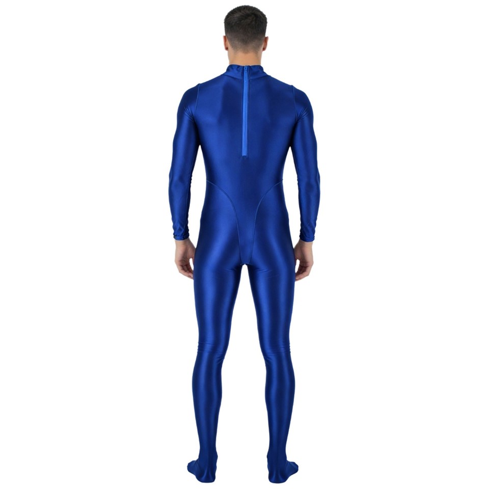 Men Jumpsuit Running Unitard Dating Night Bodysuit One-Piece Nightwear ...
