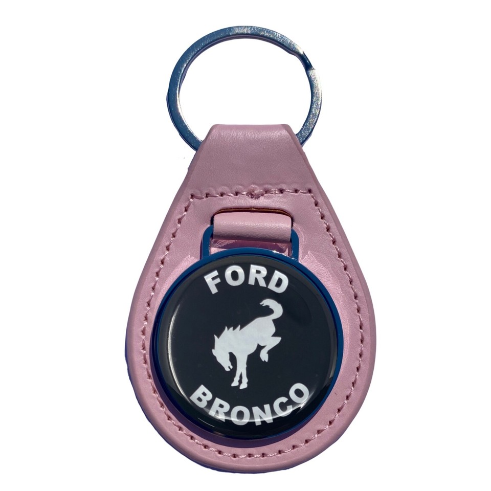 FORD BRONCO Vintage Style Leather Key chain Ring II 2 5 colors to ...