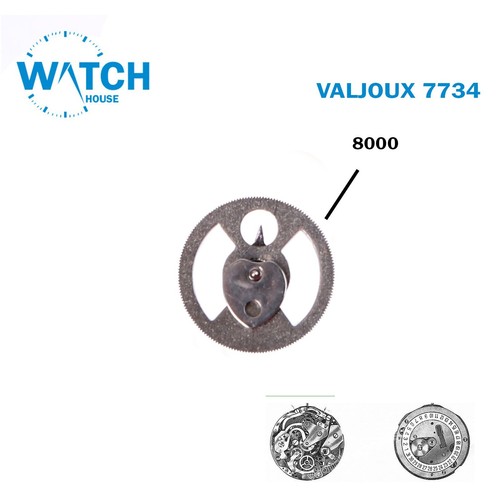 Valjoux Cal. 7734 Swiss Made Chronograph Runner, Mounted, Part Number ...