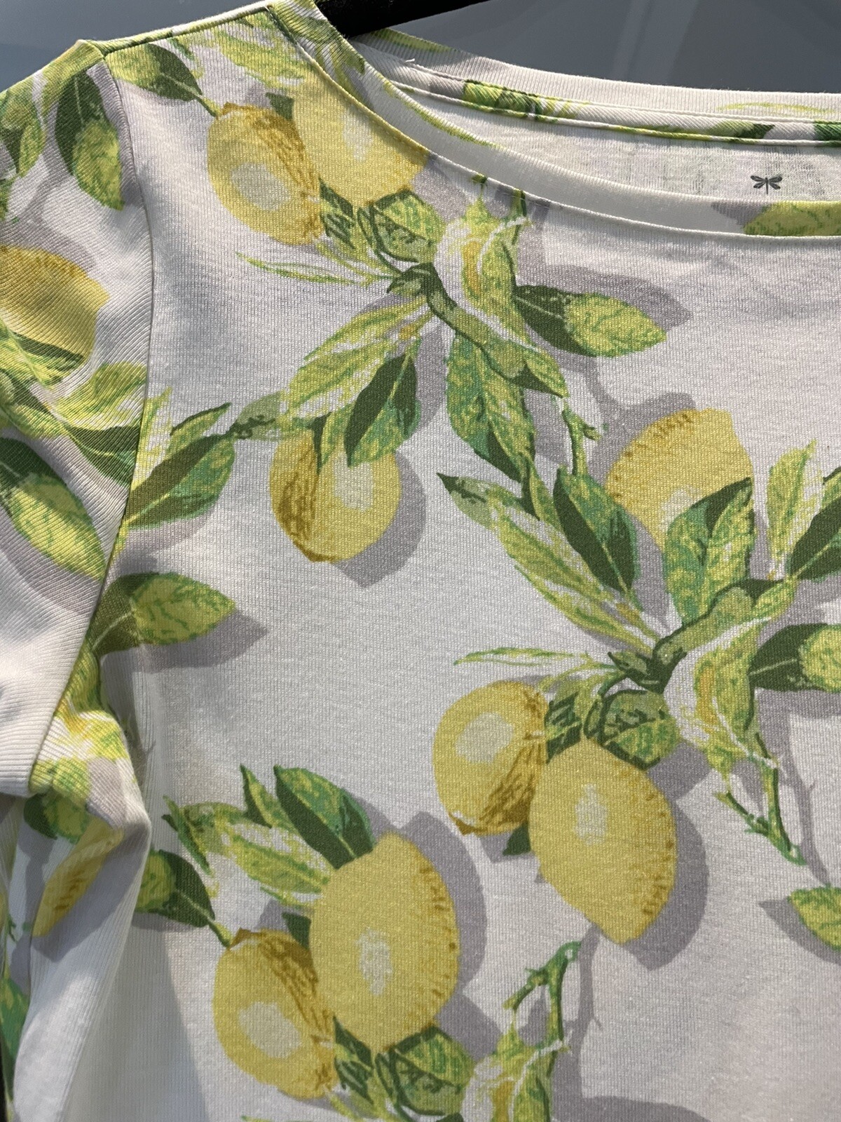 TALBOTS womens SP 3/4 SLEEVE lemon top | eBay