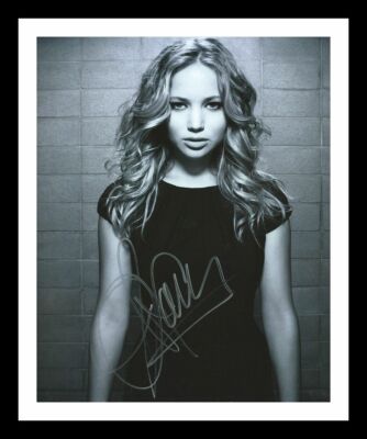 Jennifer Lawrence Autograph Signed & Framed Photo 6 | eBay UK